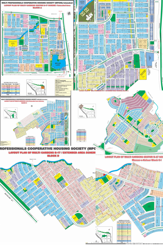 Multi Gardens B-17 Islamabad Sector Wise - Malikjunaid.com